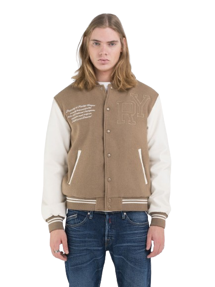 Varsity Jacket With Lettering – Replay Jeans UAE